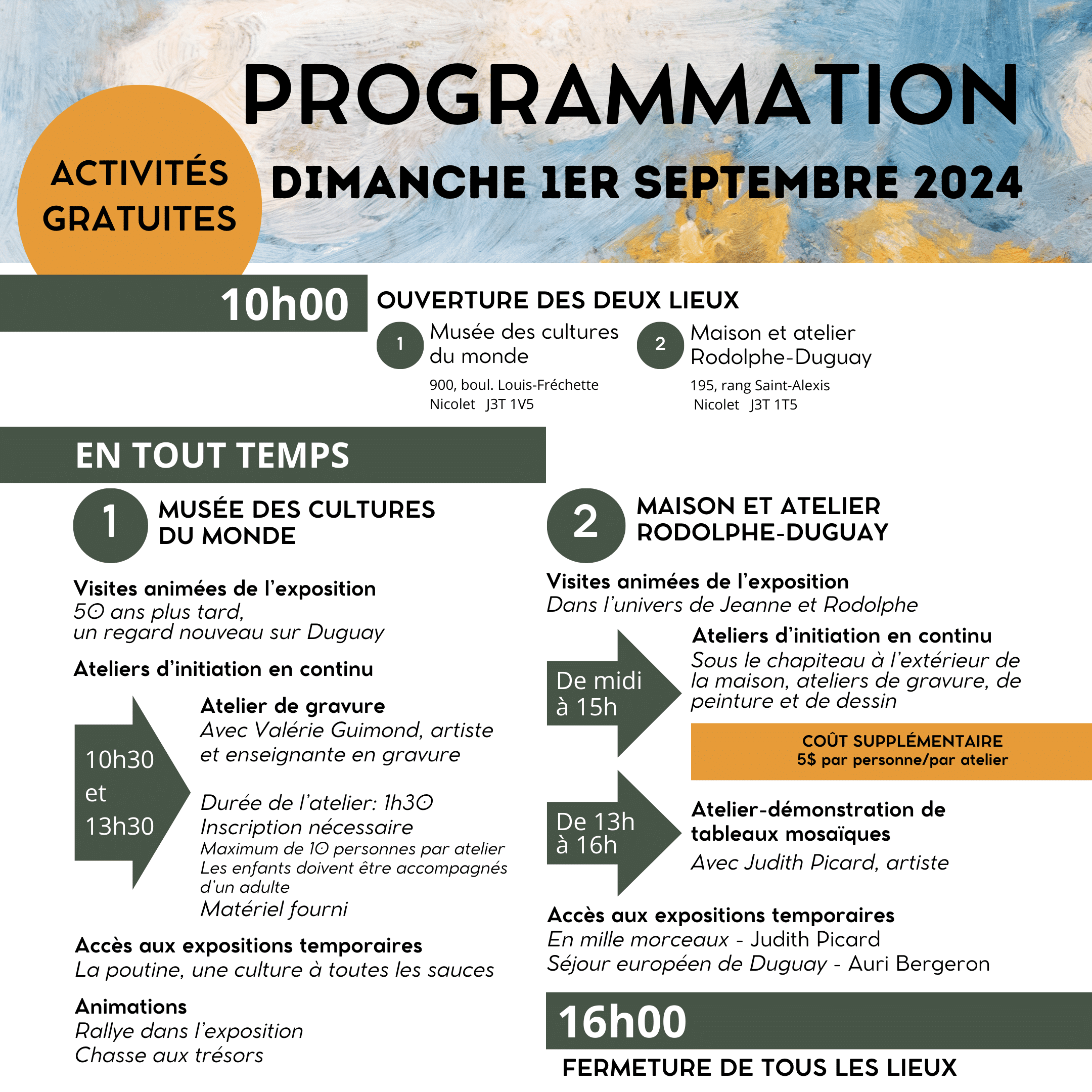 CÉLÉBRONS RODOLPHE DUGUAY! - Musée des Cultures du Monde